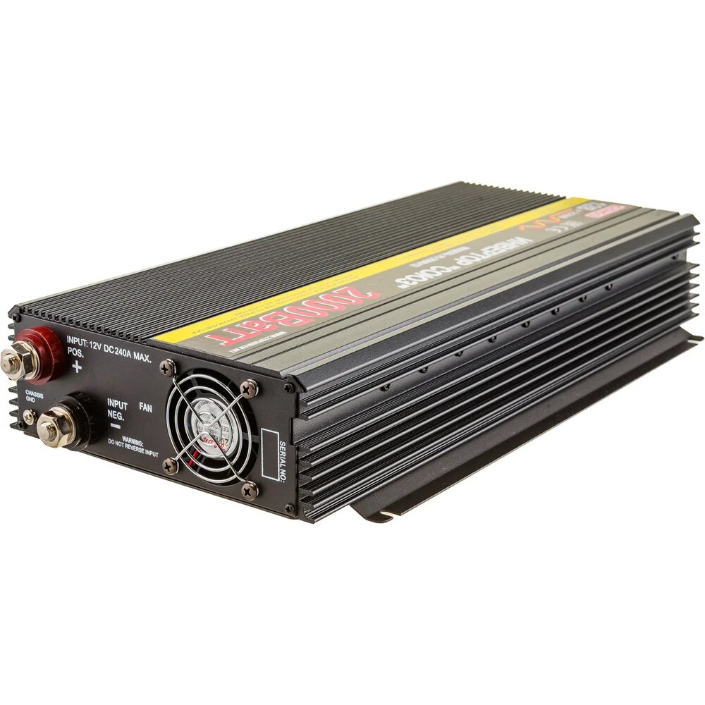 Инвертор автомобильный СОЮЗ 2000W, 12В, модифицированный синус — фото 1