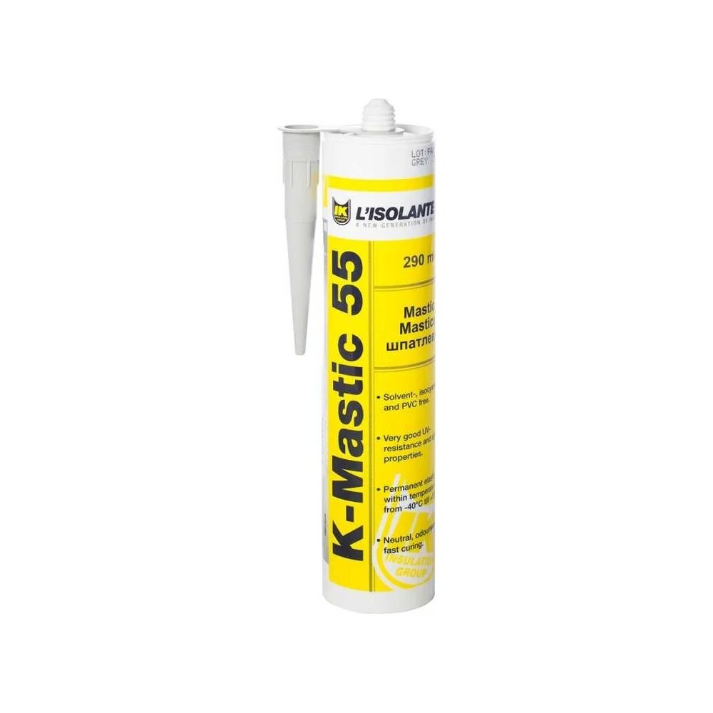 Клей герметик K-FLEX k-mastic 55, crystal, 290 мл R89999530038