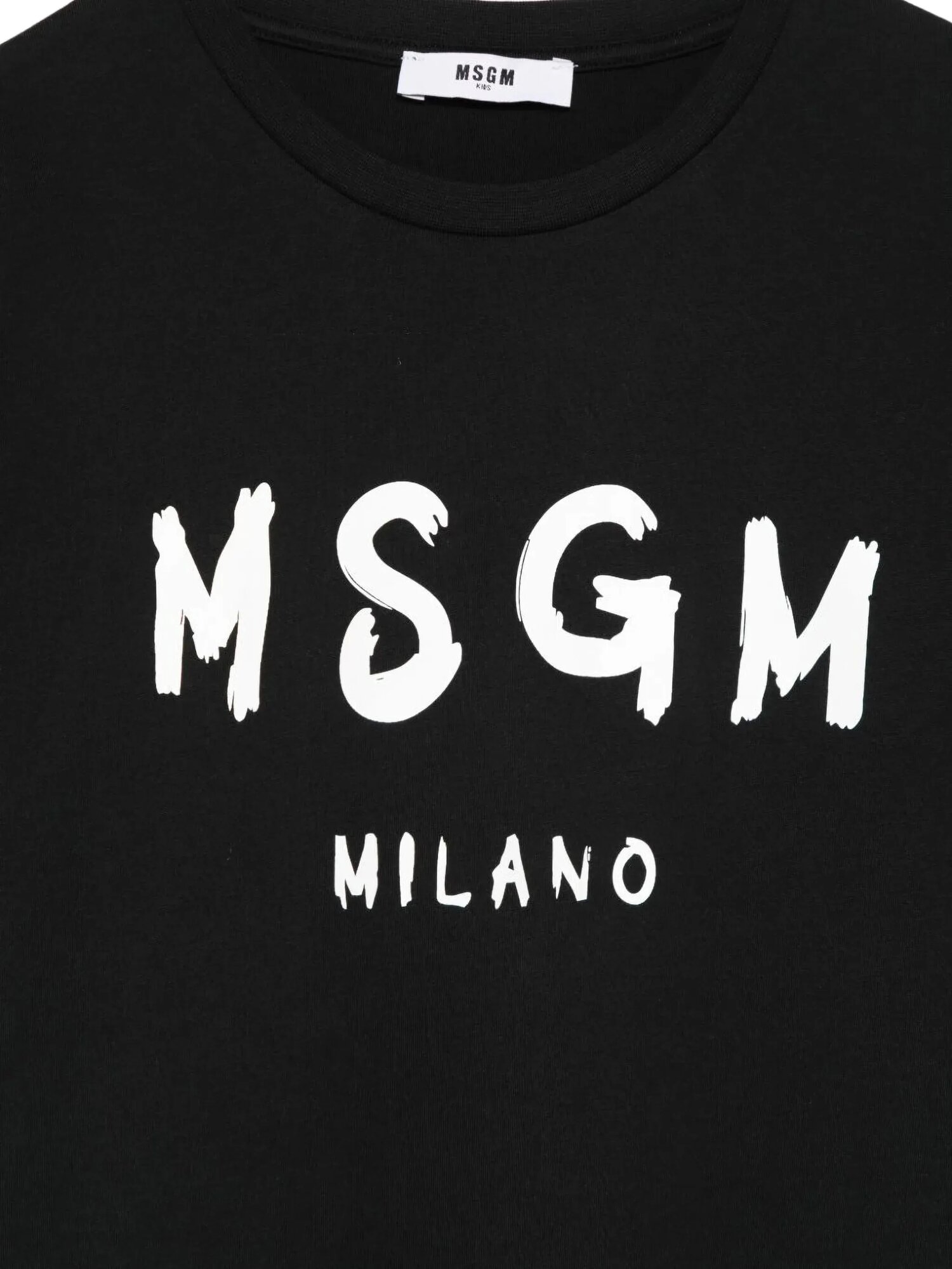 Футболка MSGM, размер 4 года, черный — фото 1
