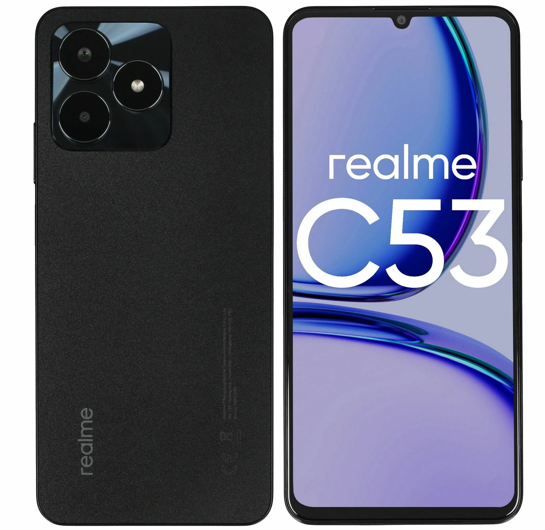 Realme Смартфон C53 6/128 ГБ, черный