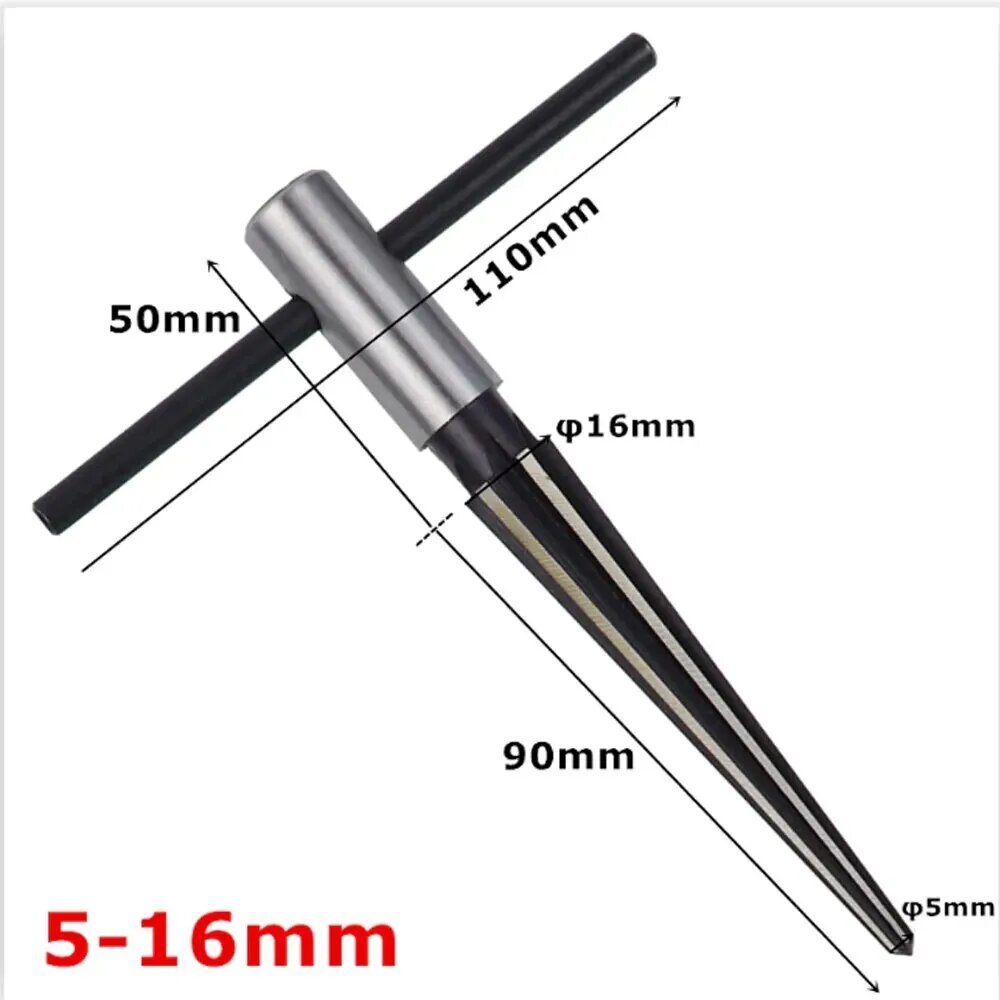 Коническая развертка 5-16 мм, Round handle