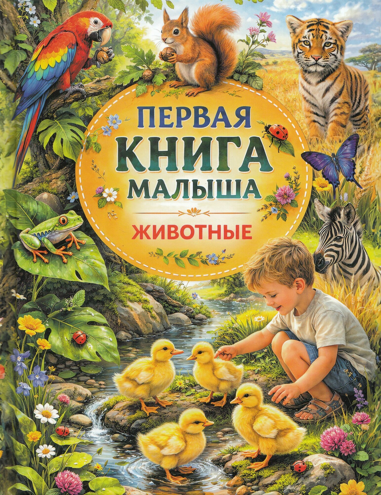 Книга "Первая книга малыша. Животные", издательство Альфики