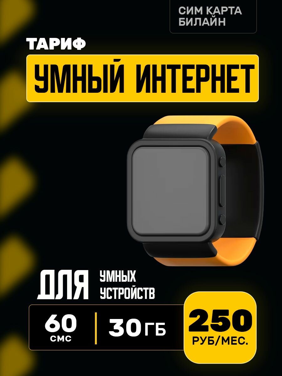 Сим карта Билайн Тариф 30 гб за 250 руб/мес