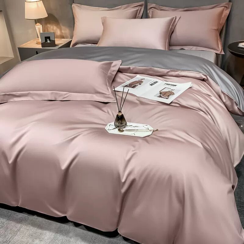 Crystal Home Textiles Класс A 200-count длинноволокнистый хлопковый комплект из четырех предметов из чистого хлопка 100