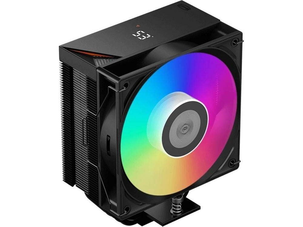 Устройство охлаждения(кулер) PcCooler RT500 Digital BK ARGB Soc-AM5/AM4/1200/1700/1851 черный 4-pin 34.9dB Al+Cu LCD 245W Ret (RT500-BKAWYL-GL)