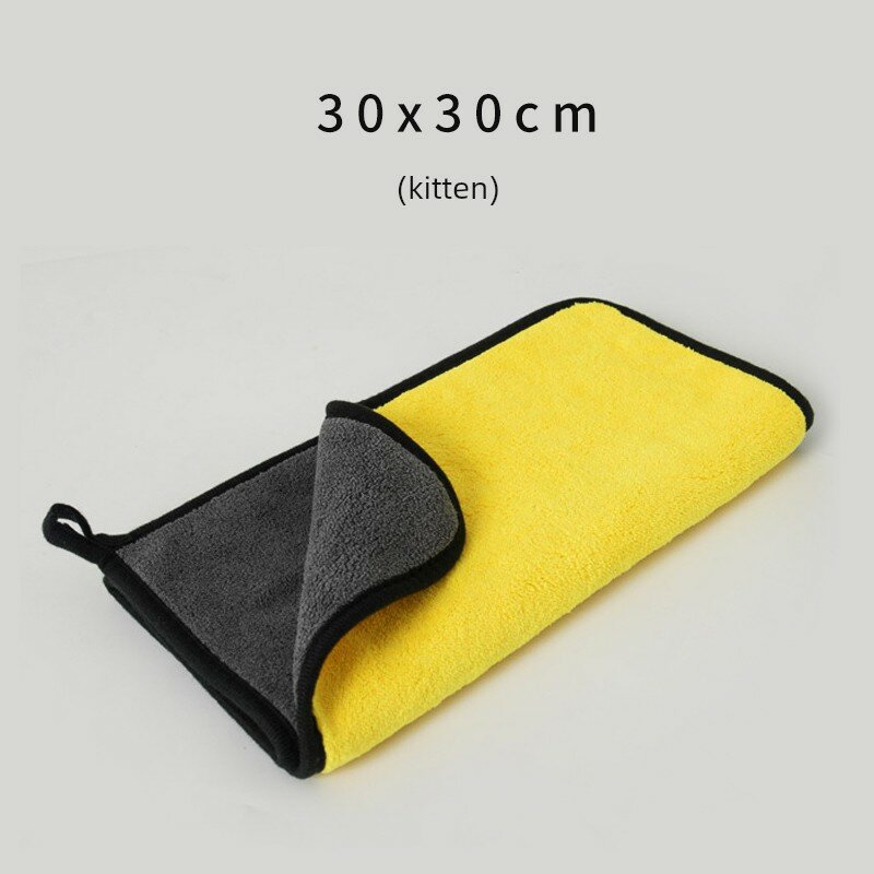Маленький котенок Абсорбирующий влажный полотенце, 30x30 см быстросохнущее для котят, мягкое и бережное
