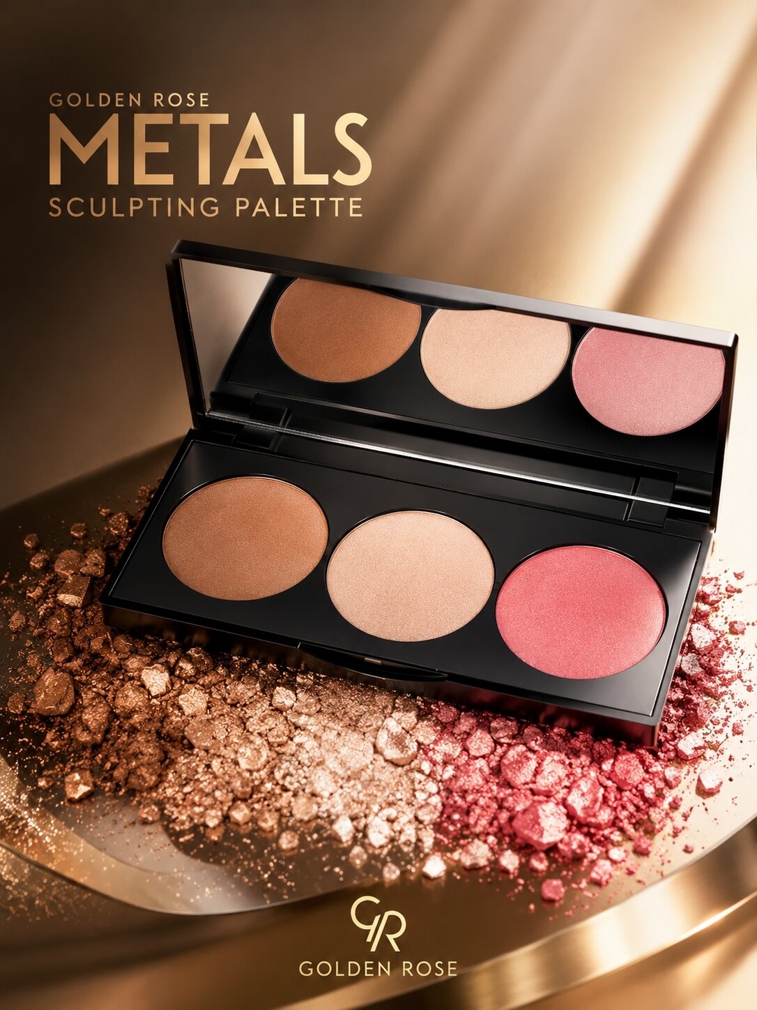 Golden Rose набор для скульптурирования Metals Sculpting Palette