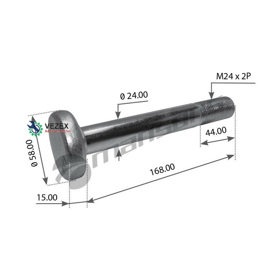 MANSONS 300.197 Болт рессоры