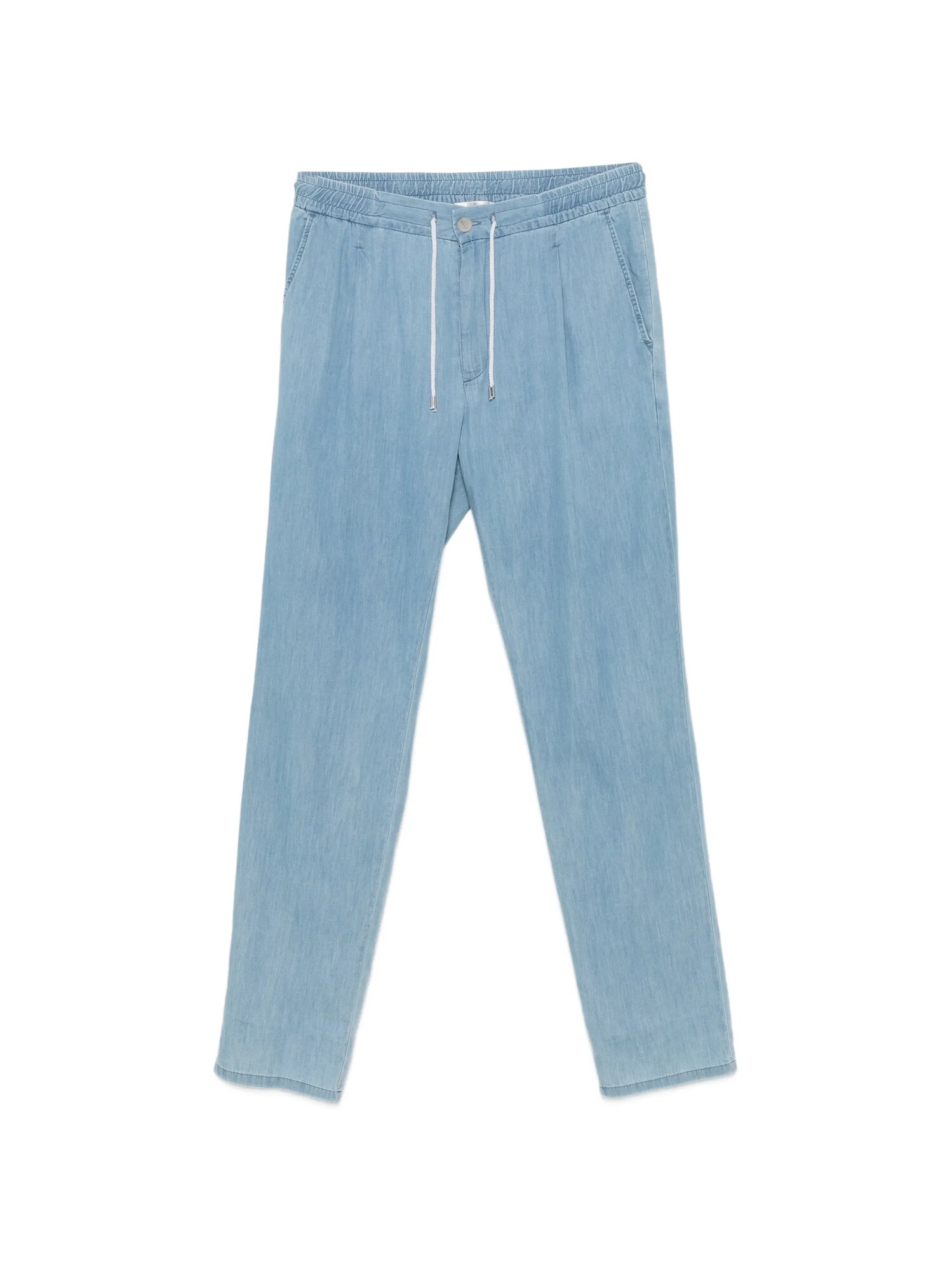 Брюки Drawstring-waist pleated trousers
