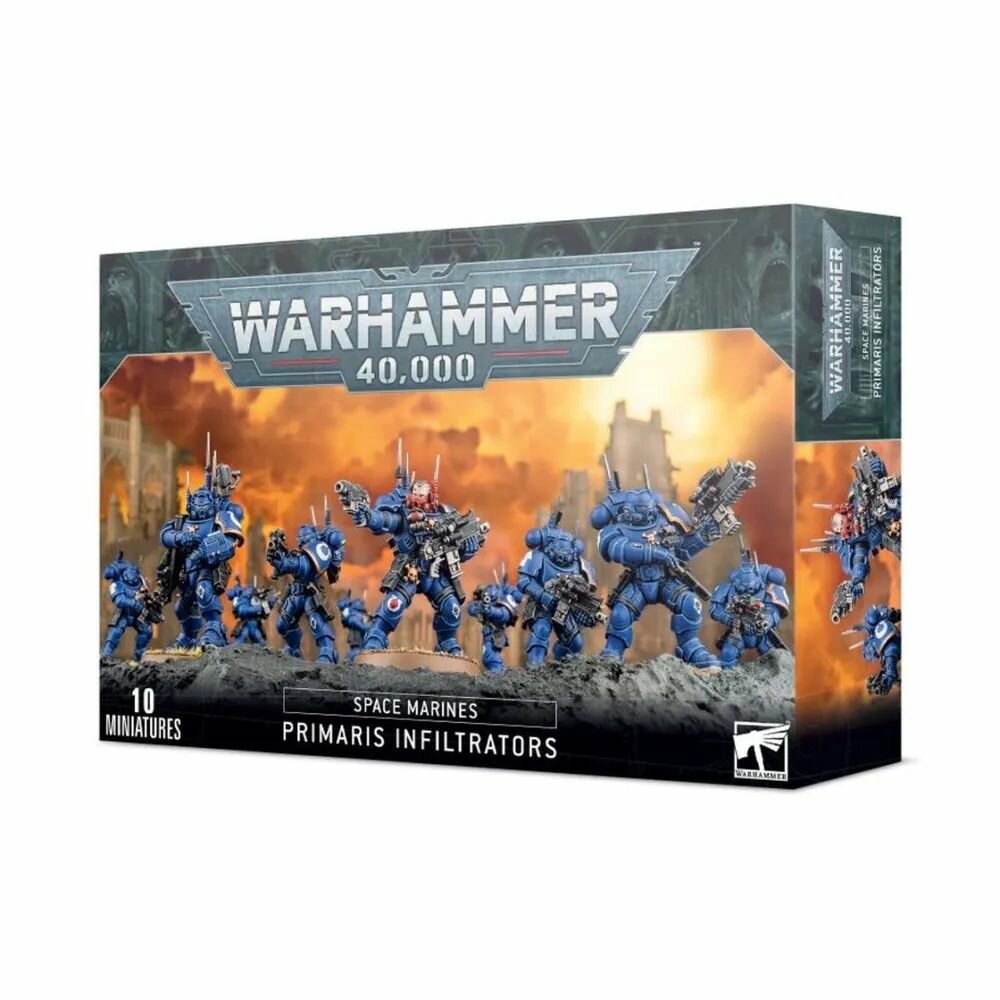 Warhammer 40K -SPACE MARINES : PRIMARIS INFILTRATORS миниатюры