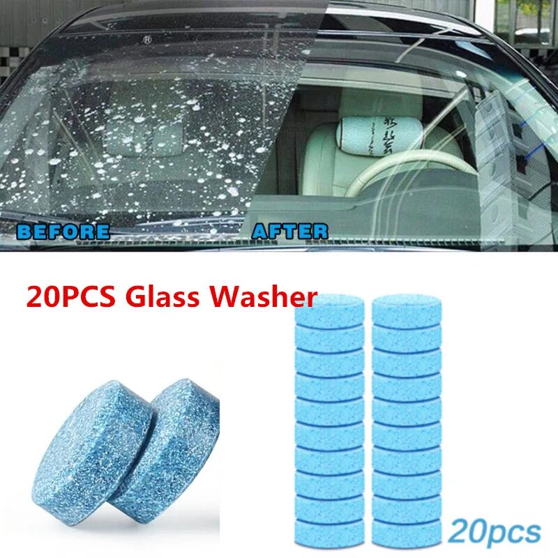 20 шт, автомобильные фиксаторы для удаления царапин 20PCS Glass Washer