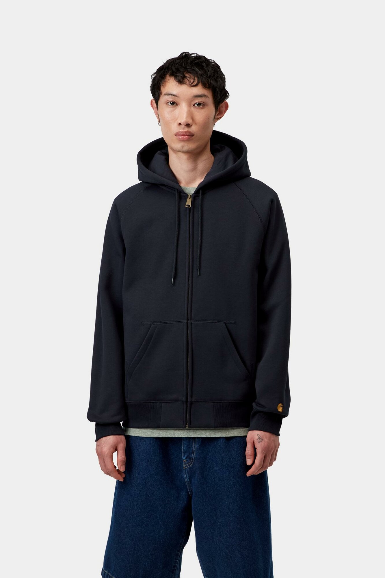 Толстовка Carhartt WIP Chase, размер L, , dark navy — фото 1