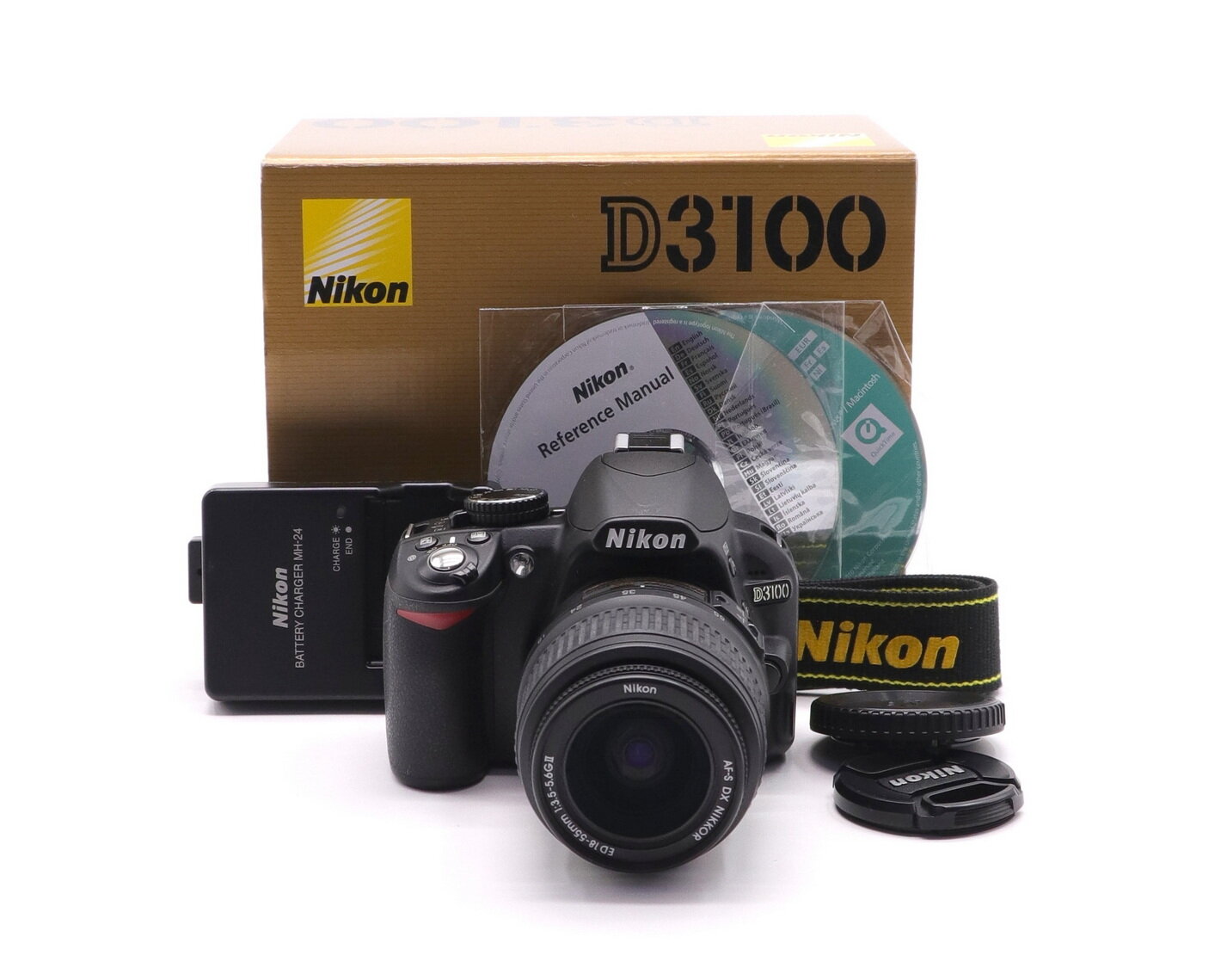 Фотокамера Nikon D3100 kit box (пробег 1090 кадров)