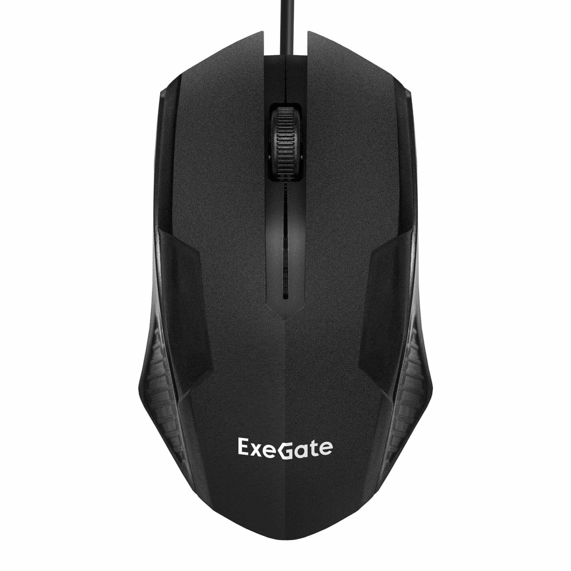 Мышь ExeGate EX279941RUS SH-9025 (USB, оптическая, 1000dpi, 3 кнопки и колесо прокрутки, длина кабеля 1,35м, черная, RTL)