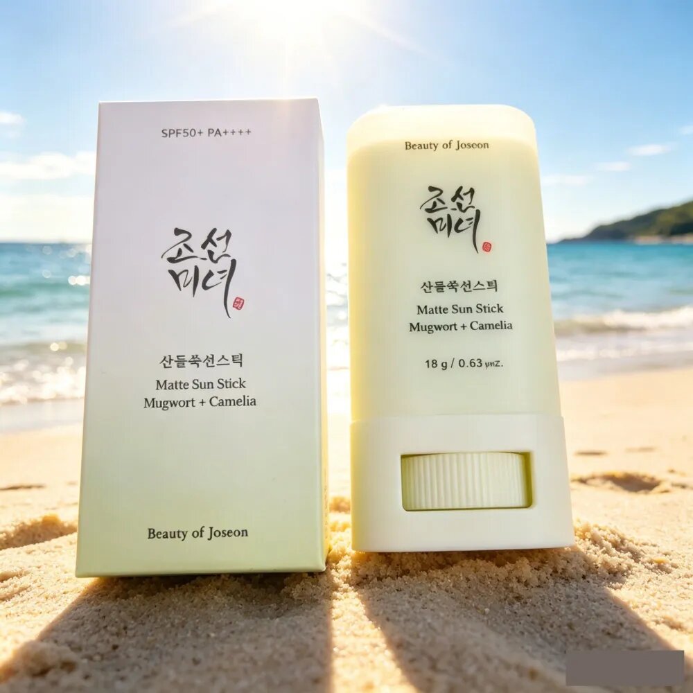 Солнцезащитный стик для лица и тела, сухая текстура, SPF 50+, 18 г, портативный, матирующий