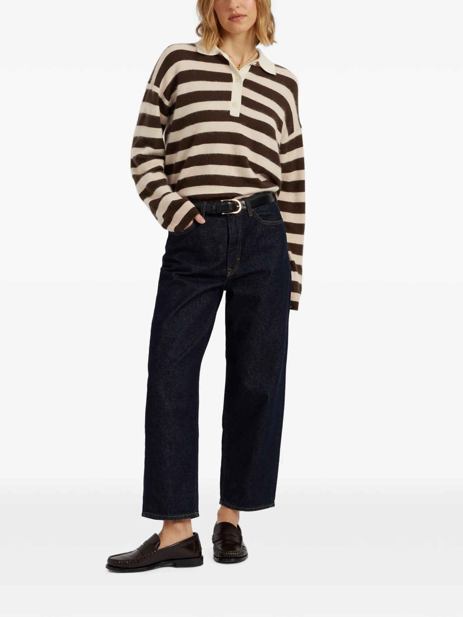Свитер Chinti & Parker Striped merino-wool sweater, размер S — фото 1