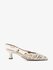 Мюли Pedro Miralles Pointed-toe mules, размер 41, бежевый/белый