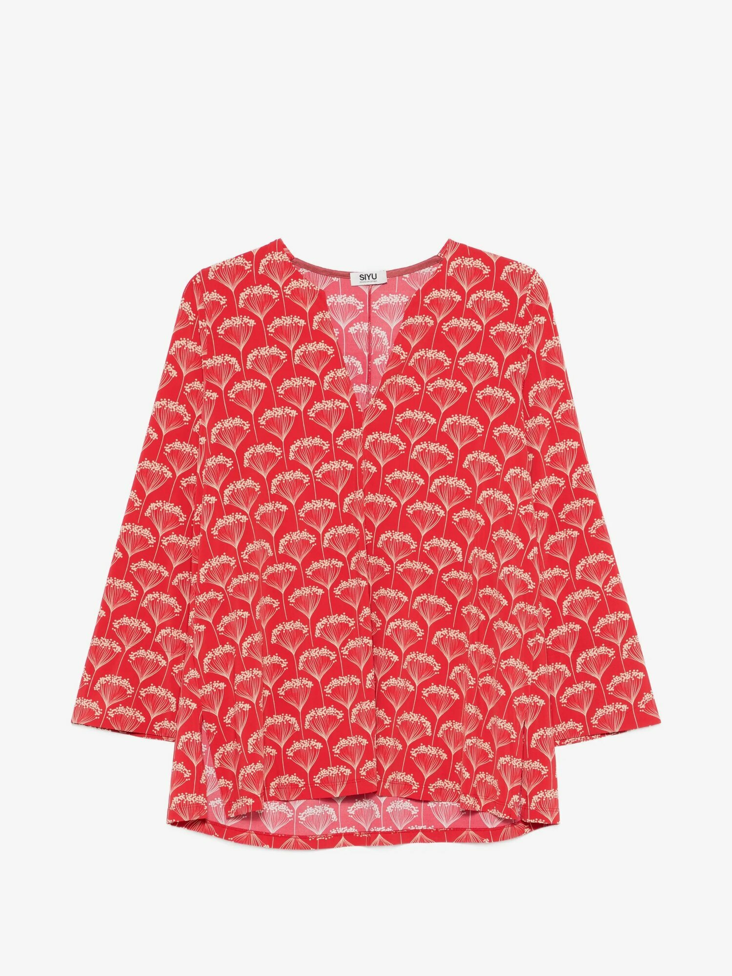 Блуза Siyu Floral-print V-neck blouse