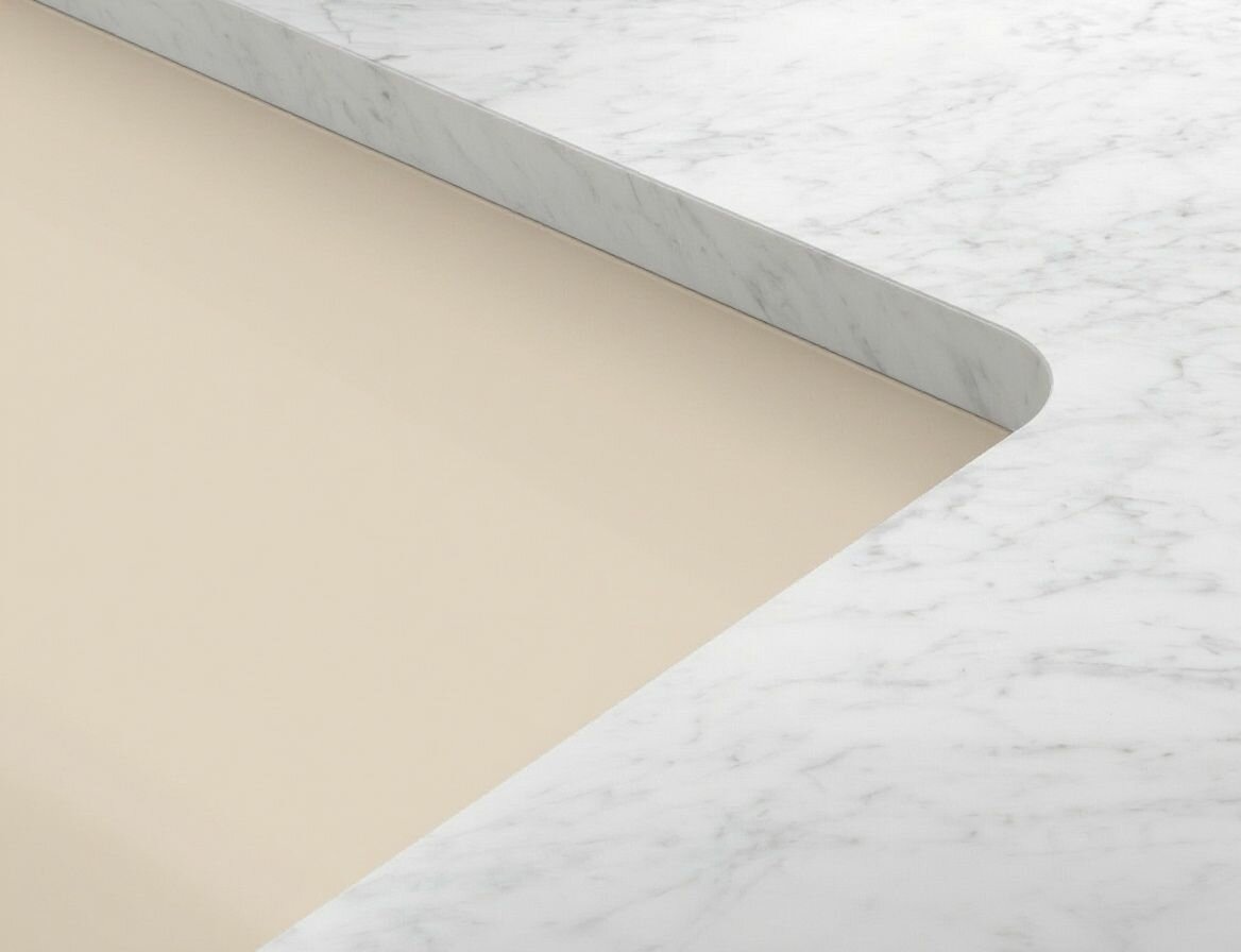 Franke SID 110-50 кухонная мойка, 52,5х44 см, размер шкафа 60 см, цвет сахара, монтаж под столешницу, в комплекте стоп-вентиль, скрытый перелив, крепления для монтажа — фото 1
