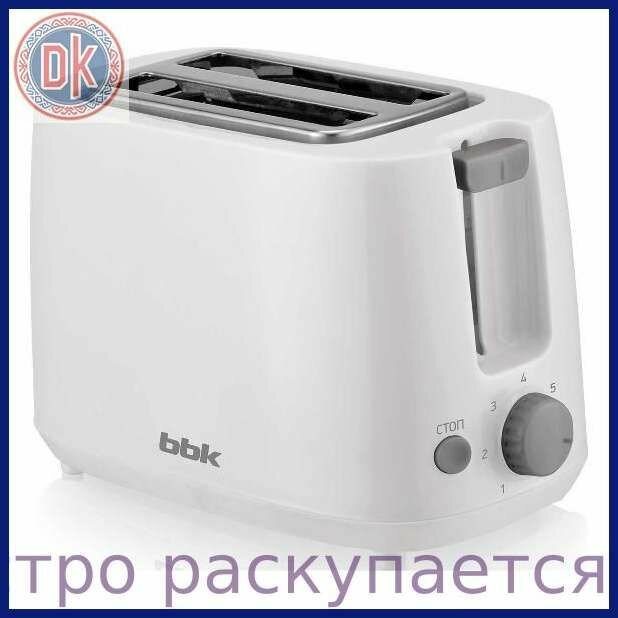 Тостер 400490415-8585315e41aa тостов - 2, белый