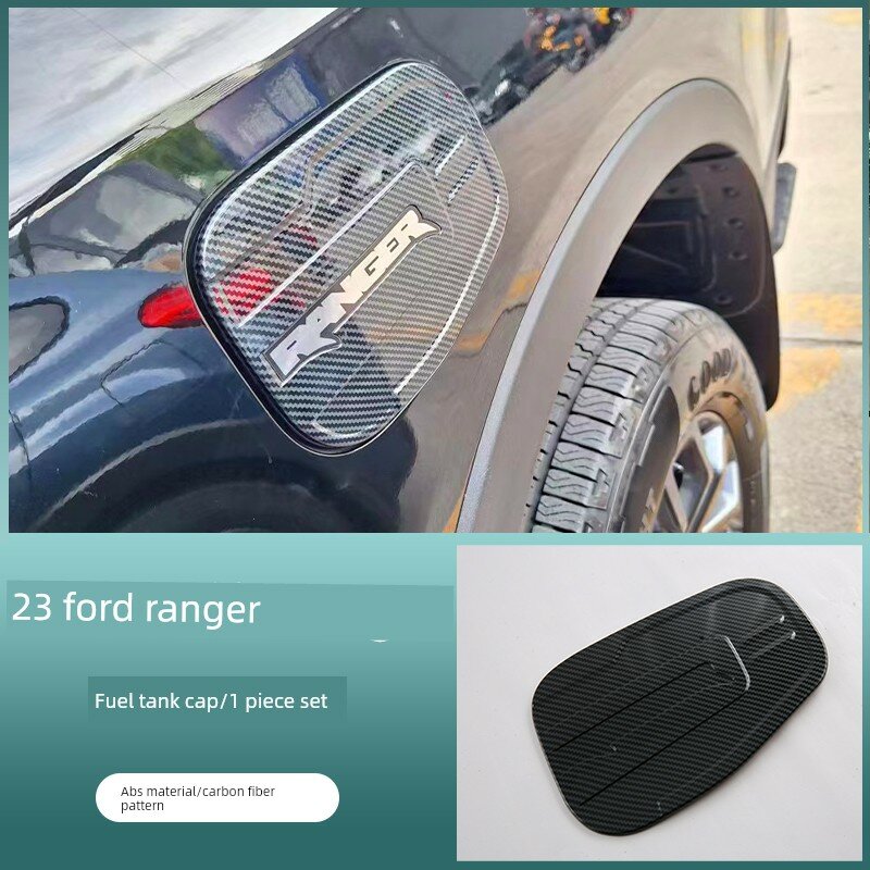 Ford Ranger Узор Углеродного Волокна Топливный Крышка, Внешняя Автомобильная Модификация для 2023-2024 Моделей