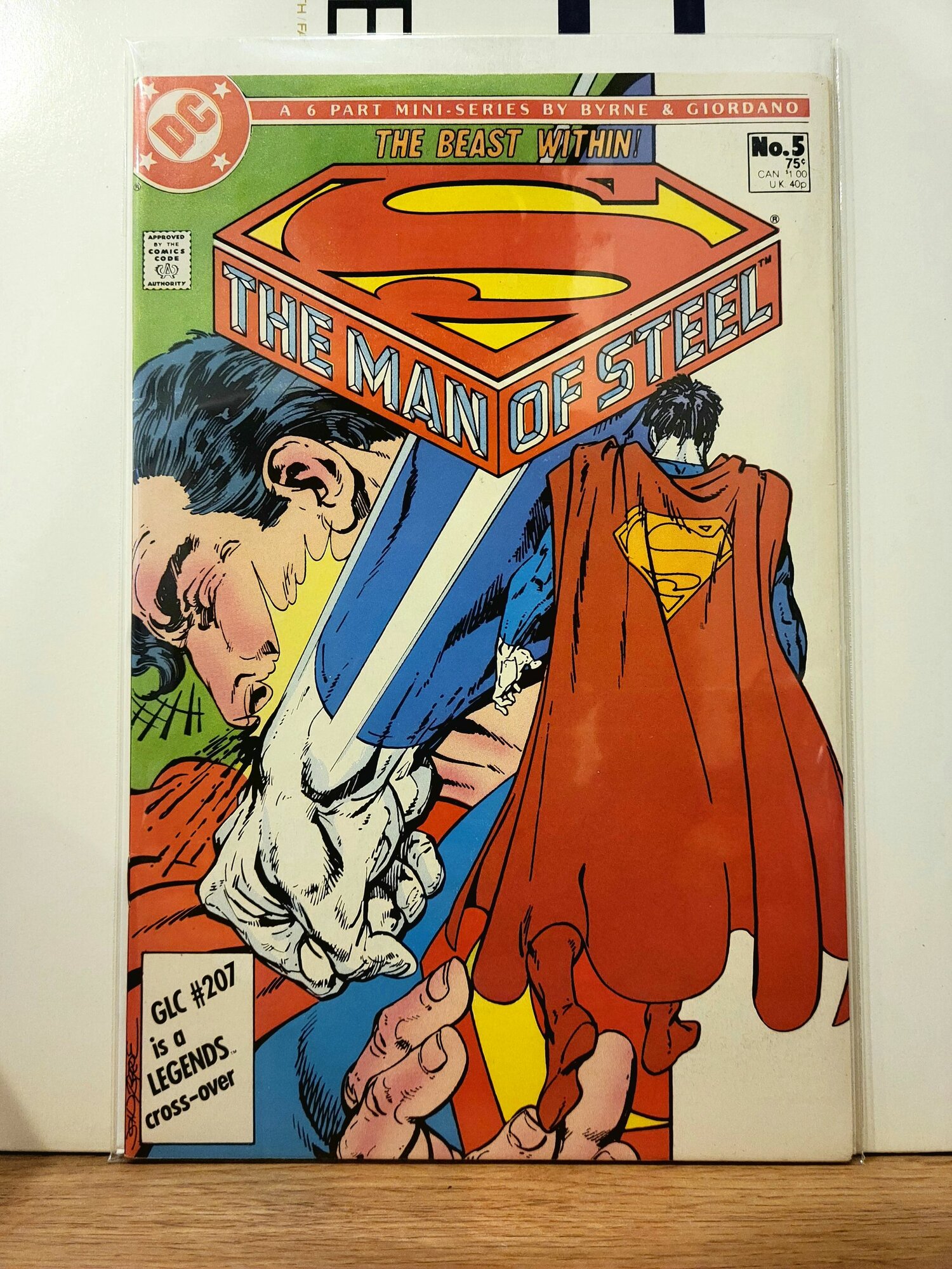 Ретро Комикс Man Of Steel #5. 1987 Год. Оригинал!