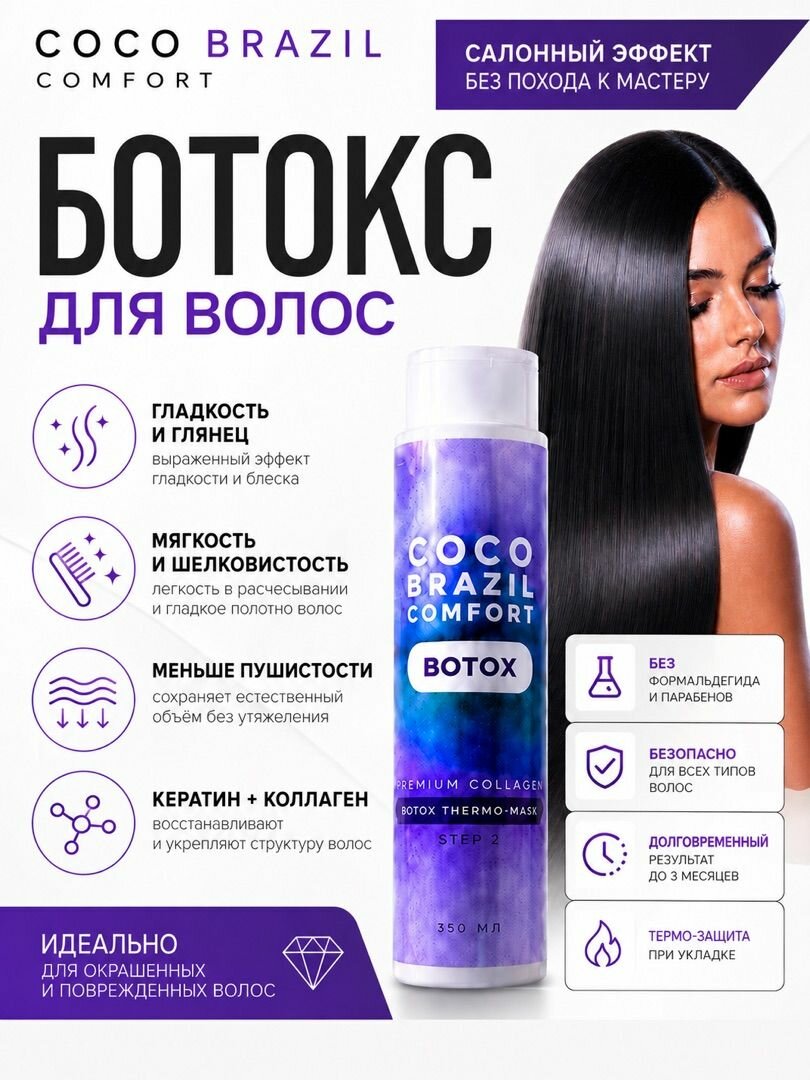 Ботокс для волос, 350 мл