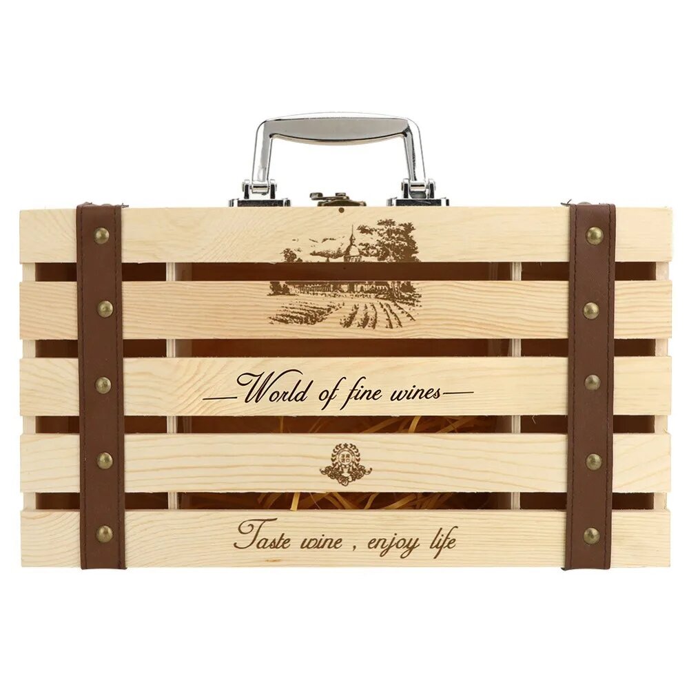 Деревянная подарочная коробка для вина Wine Box