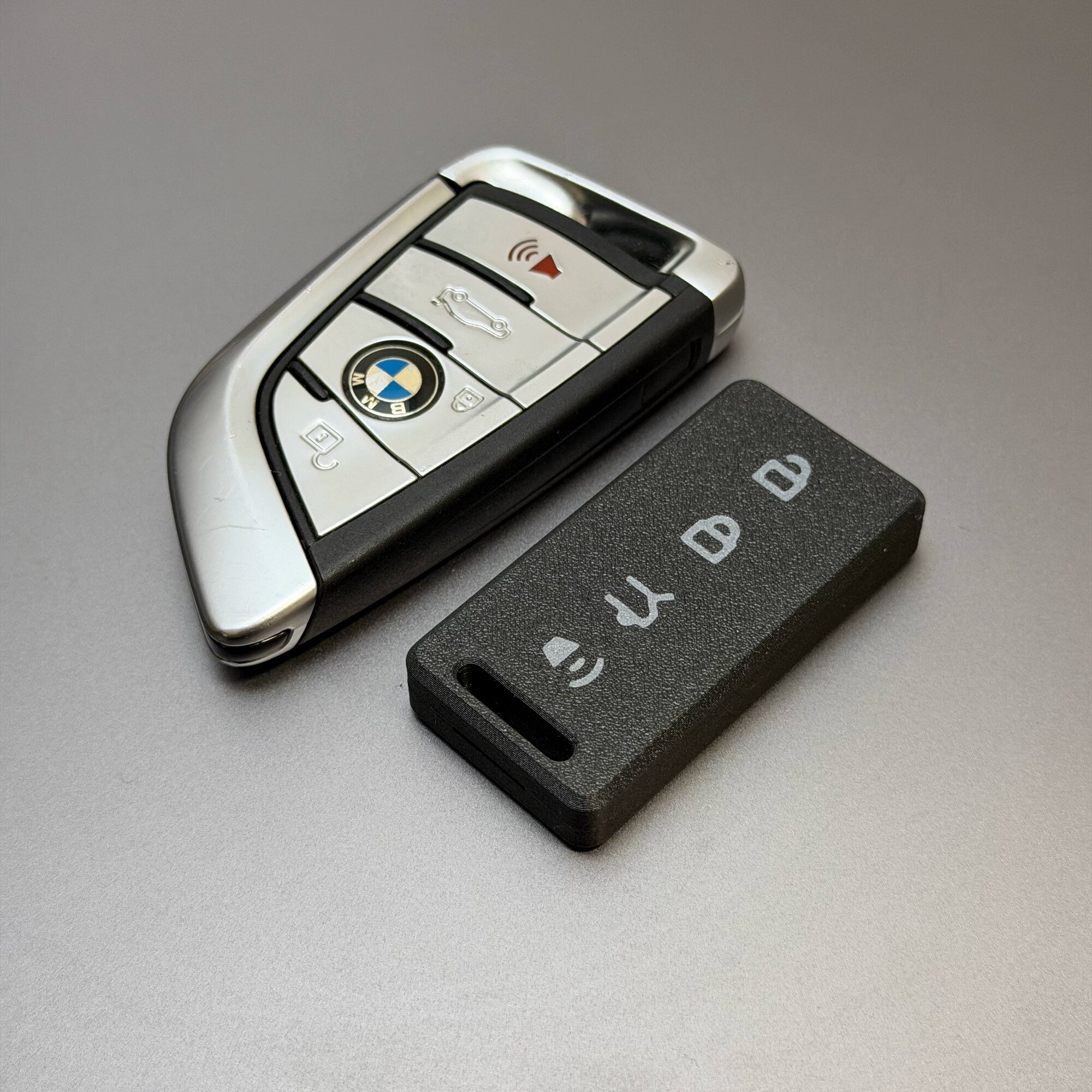 Ключевой чехол для BMW F-платформы с черно-серым логотипом BMW, легкий и компактный для моделей 3, 5, 7 серии и X1 X3