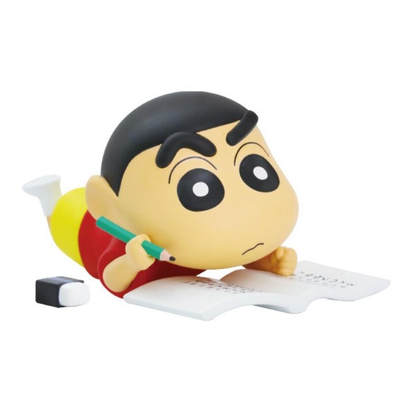 52TOYS 3 Персонажа Crayon Shin Chan Загадочные Коробки, Confirmed-Do Homework (Open)