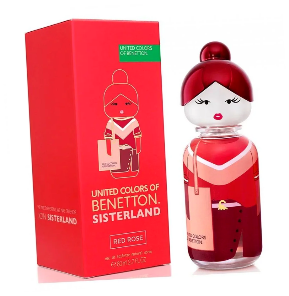 Benetton Sisterland Red Rose туалетная вода 80 мл - Систерленд Ред Розе для женщин