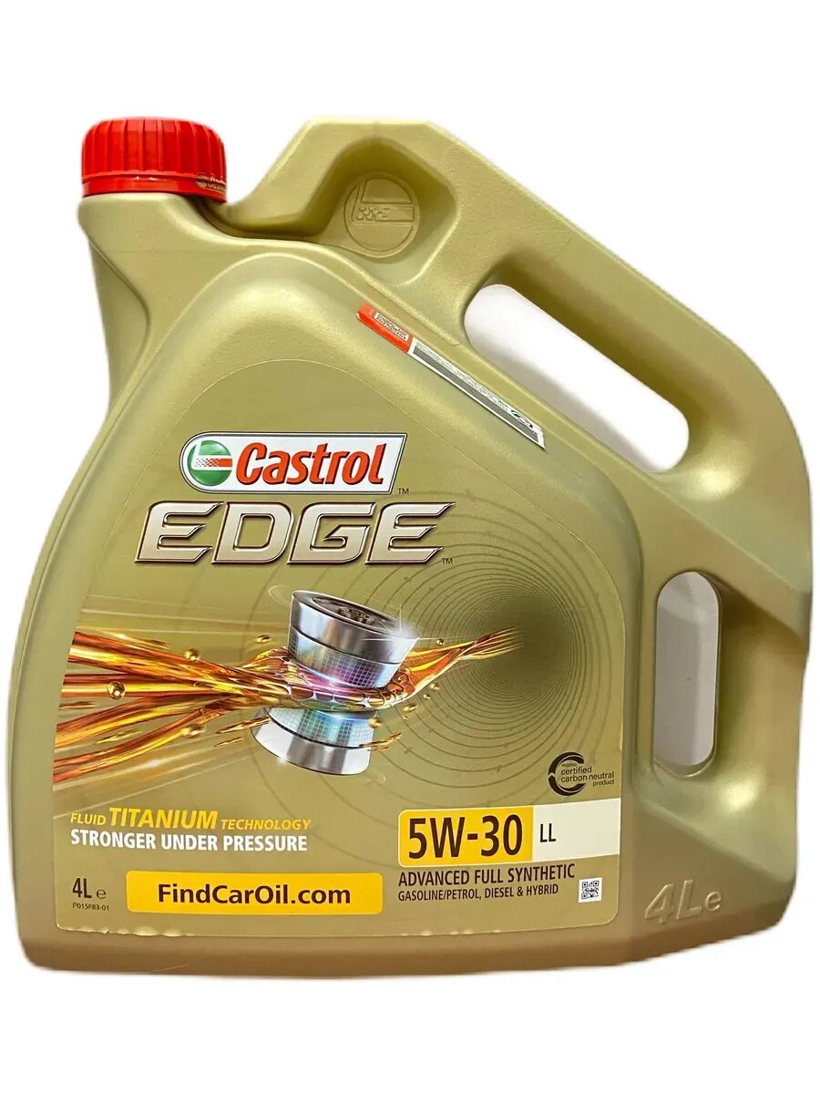 Castrol 5W30 EDGE LL 4л (синтетика) 15669A
