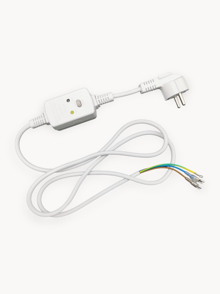 Кабель питания с вилкой для водонагревателей с УЗО (устройство защитного отключения) Thermex, Ariston длина 160 см