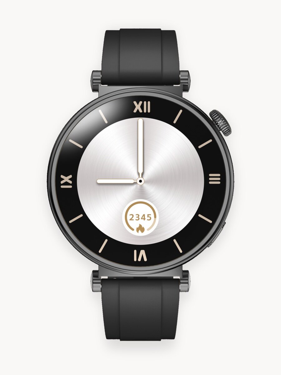 Смарт часы женские Smart watch, черные, премиум качество. 2 ремешка