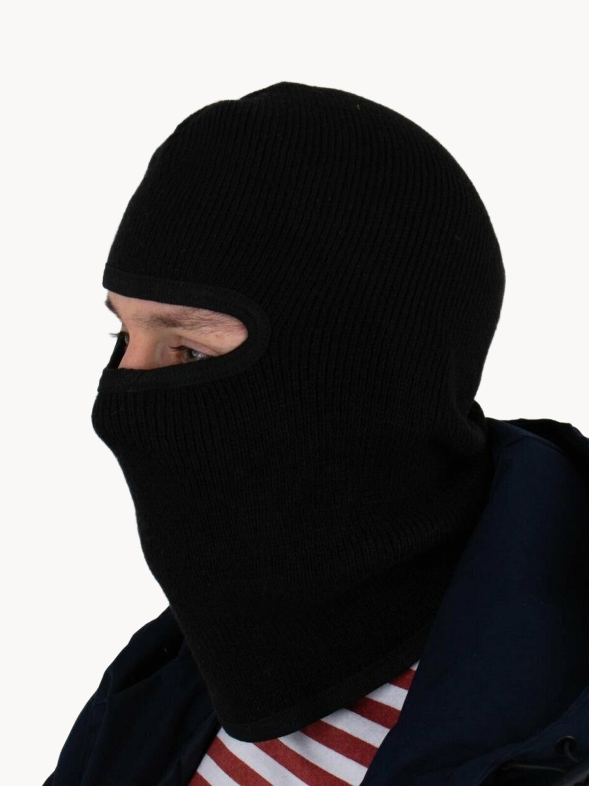 Балаклава флис зимняя утепленная двойная