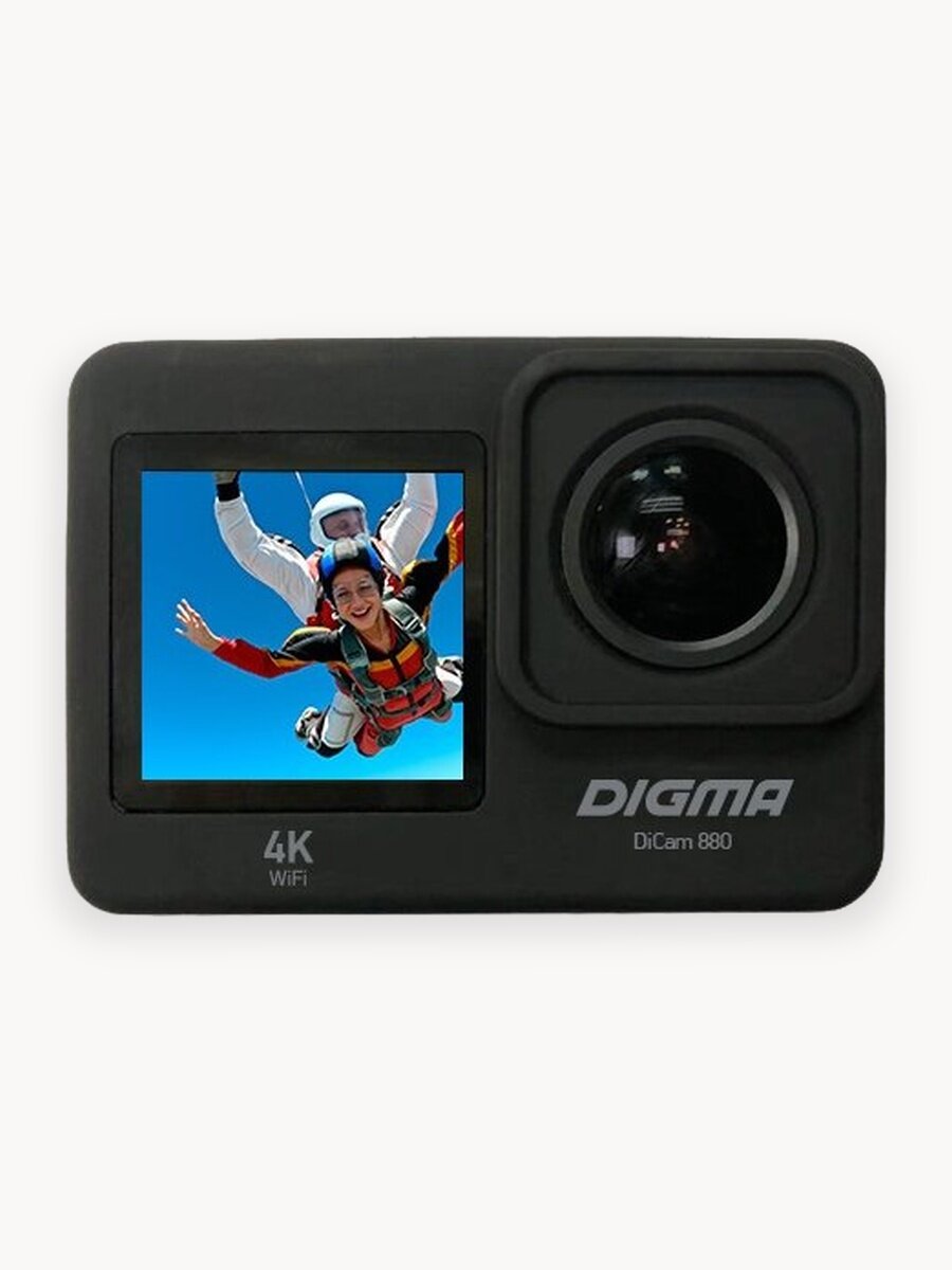 Экшн-камера Digma DiCam 880 черный