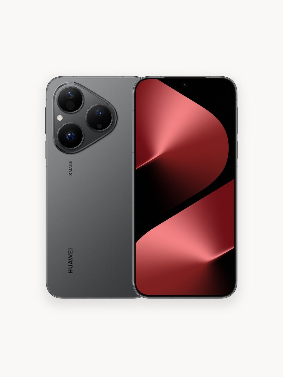 Смартфон HUAWEI Pura 80 12 Гб + 256 Гб памяти, Матовый черный