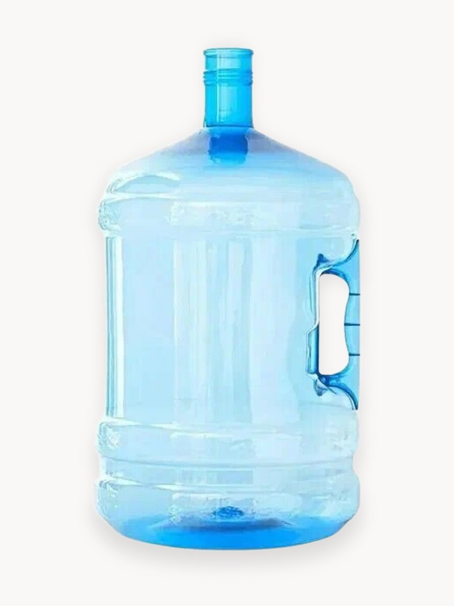Бутыль 19л 2шт для воды с прочной ручкой + 4 пробки / многоразовый / для помпы