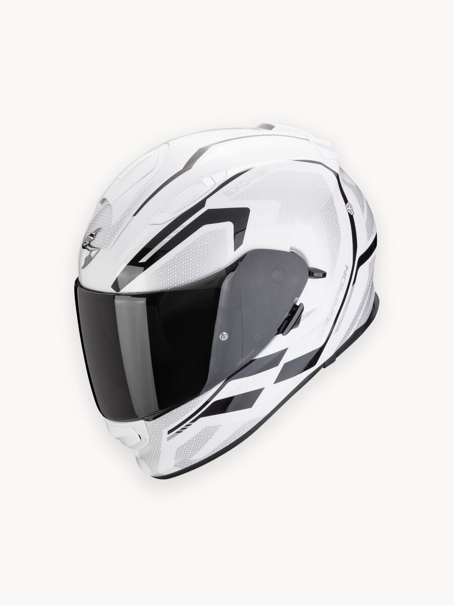 SCORPION EXO Мотошлем EXO-491 KRIPTA, цвет Белый/Черный, Размер L