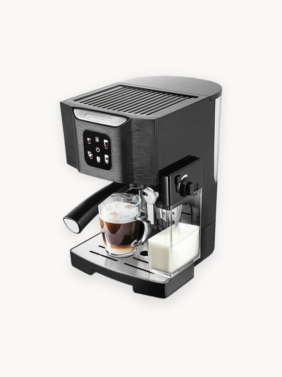 Кофеварка рожковая редмонд CM714, итальянская помпа Ulka, автоматический капучинатор