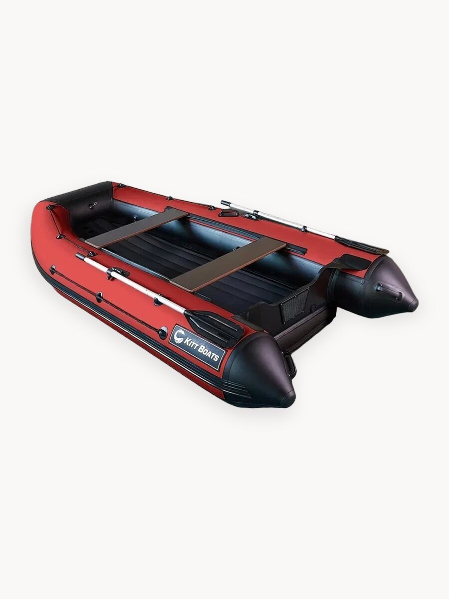 Лодка ПВХ KITT BOATS 360 НДНД ч/красная