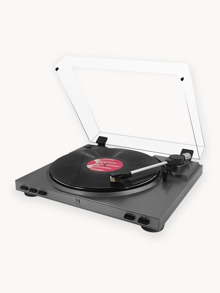 Виниловый проигрыватель Music Public Kingdom TT21AT Grey, 2,4 Вт, автоматический, автостарт и возвращение тонарма