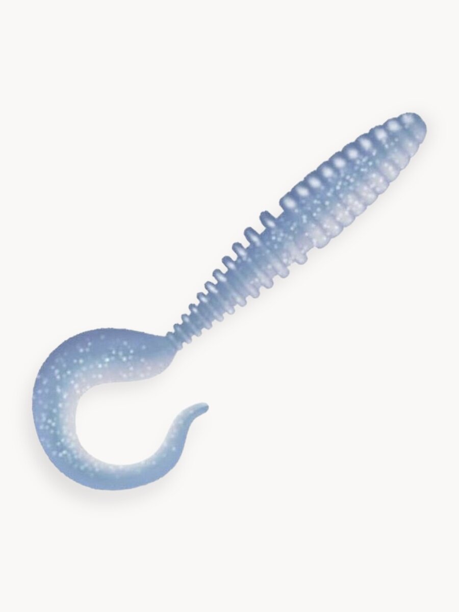 Мягкая приманка ZUB-TWIST силиконовая 150мм(5,9")- голубой верх - перламутр низ