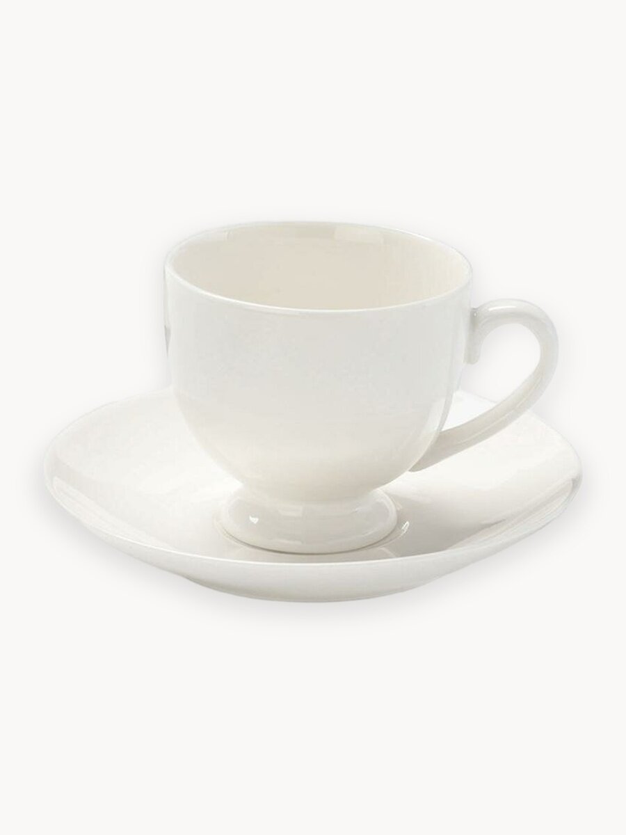 Чайная пара Подарочная Magisto English tea party, 170 мл, фарфор, белая