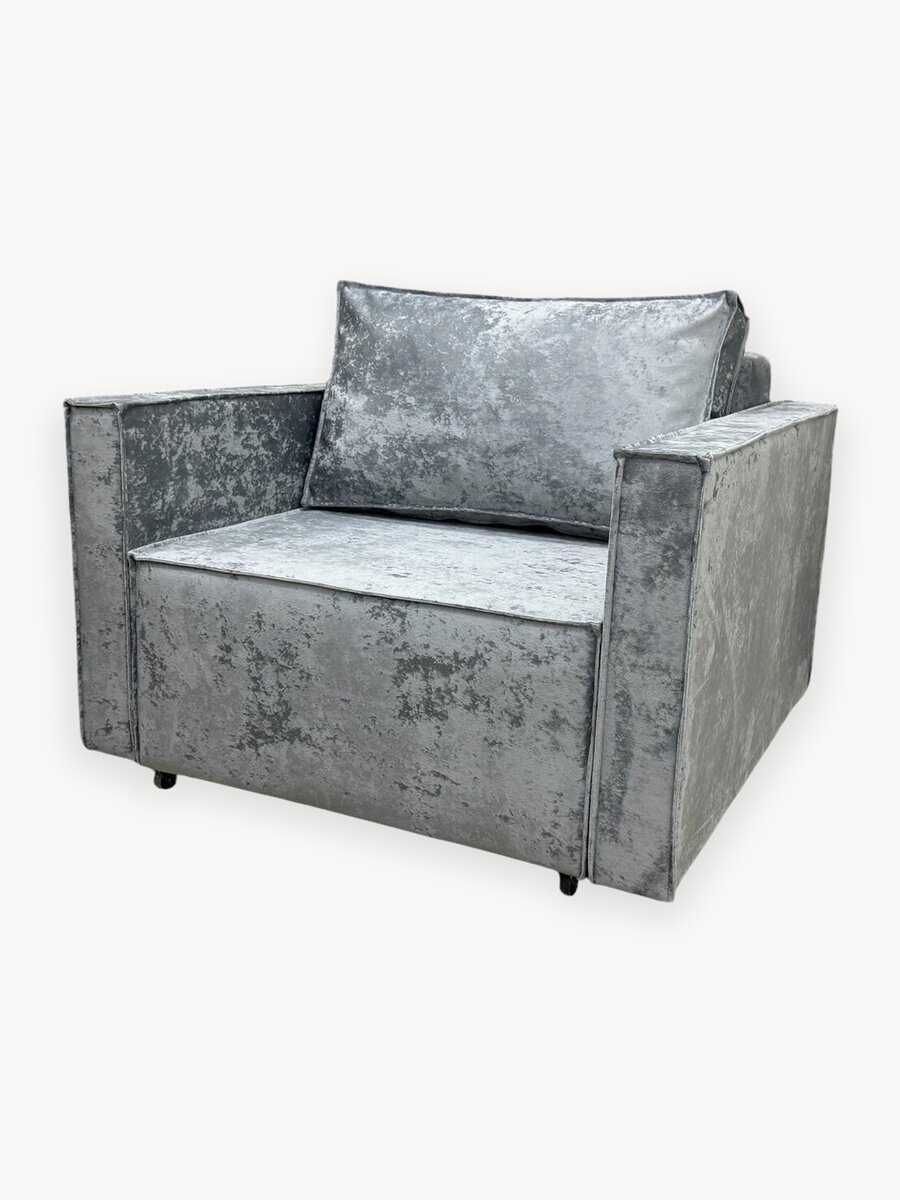 Кресло-кровать ITALY с механизмом трансформации "выкатной"/ цвет серый