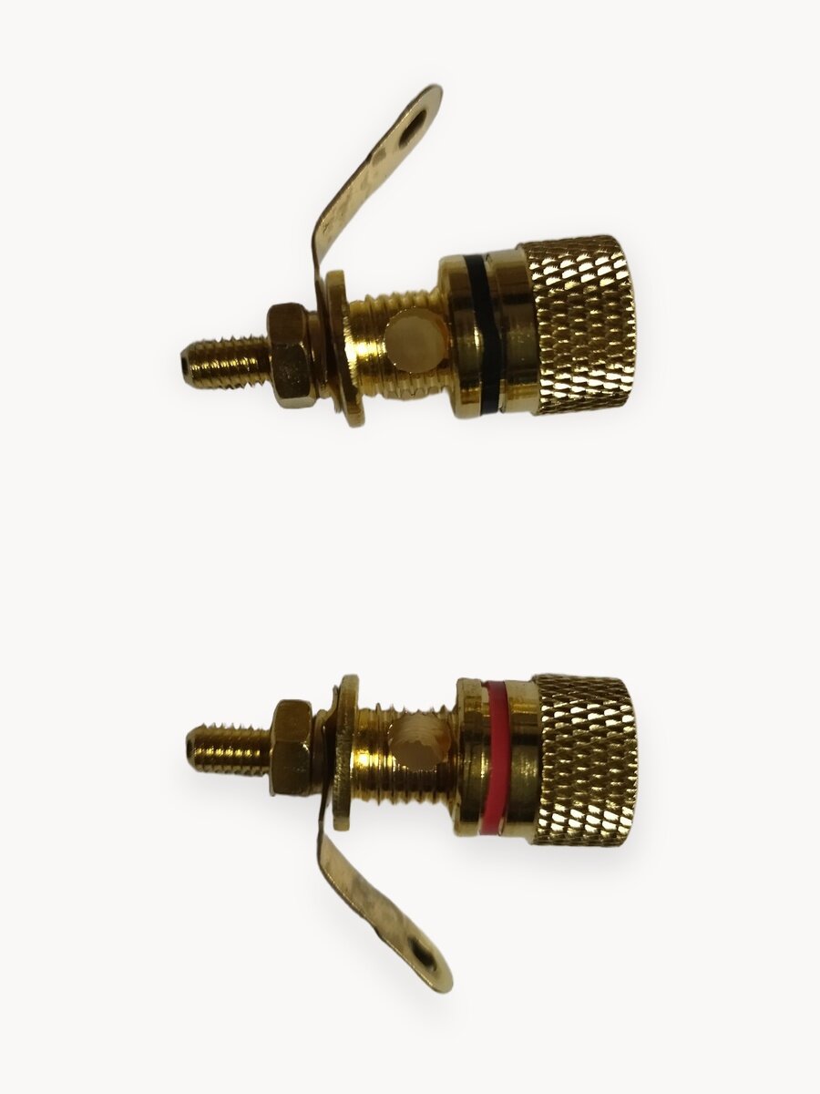 Разъем, клеммы под провод для динамиков и акустики металл