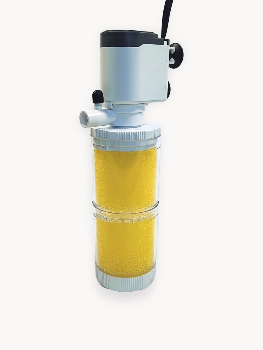 Фильтр внутренний SOBO WP-1500A, мощность 8w/ватт, для аквариума от 20 до 80л (600 л/час) многофункциональный с аэрацией