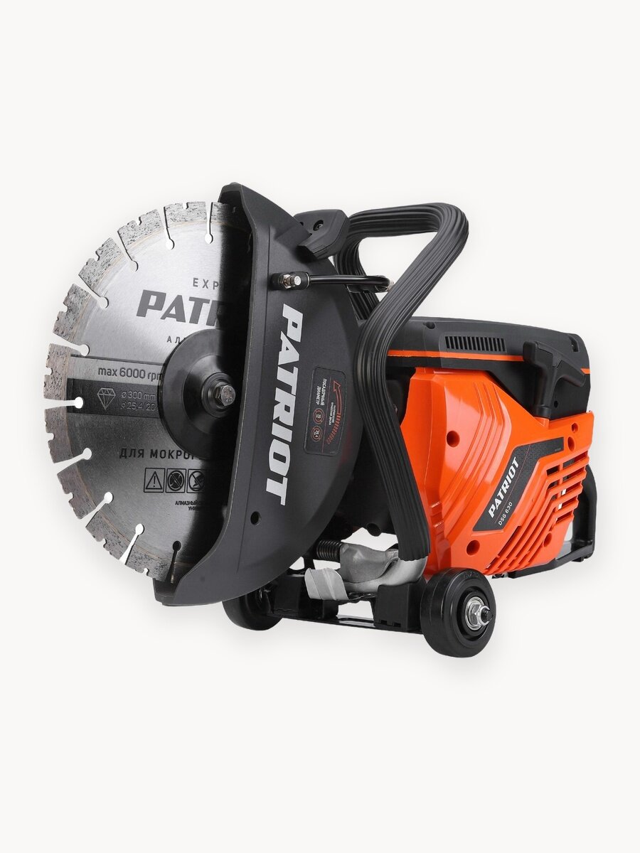 Бензорез PATRIOT DSG 630, 3.7 л. с, диск 300 мм, макс. глубина пропила 95 мм