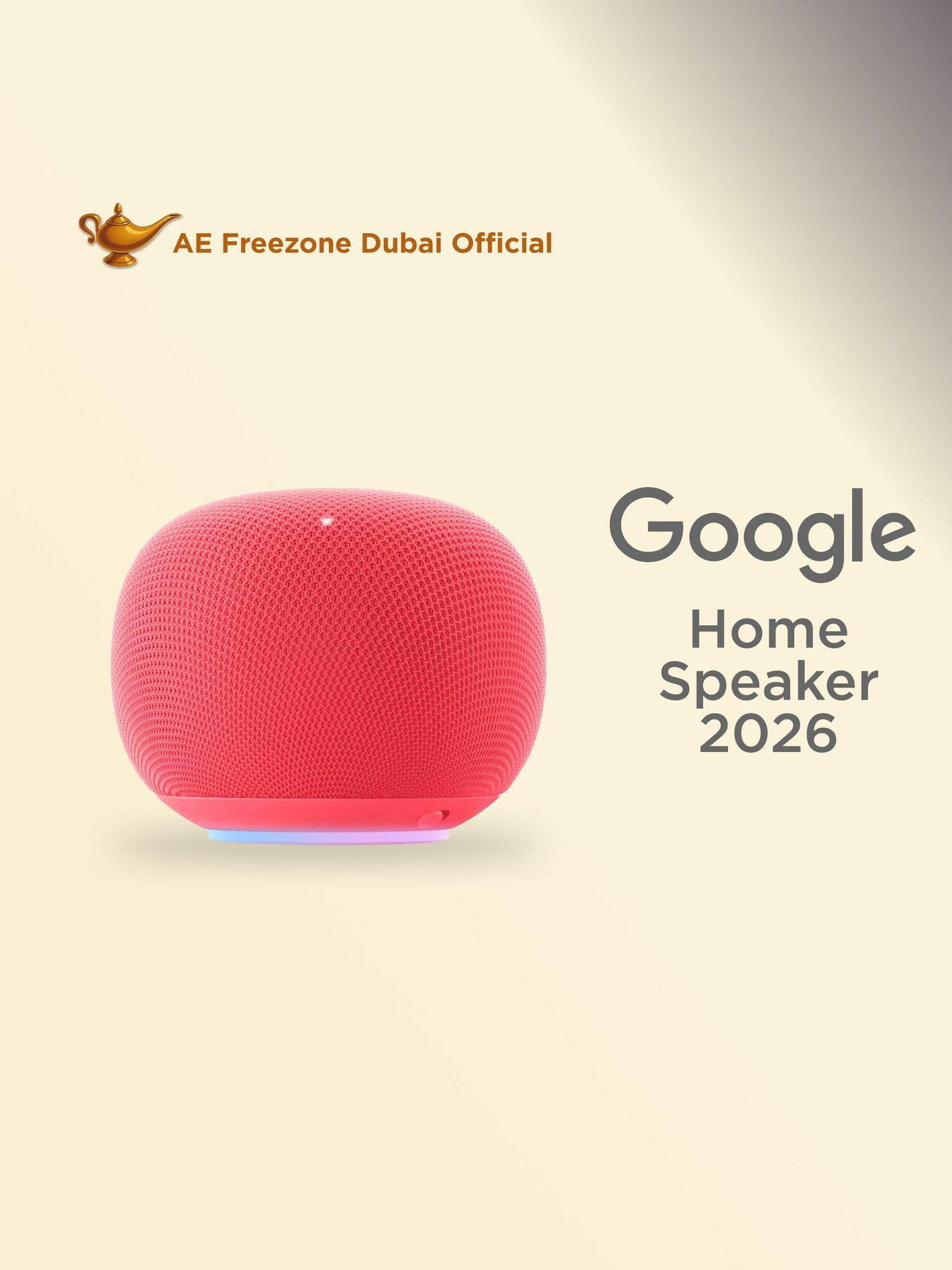 Умная колонка Google Home Speaker 2026 Berry