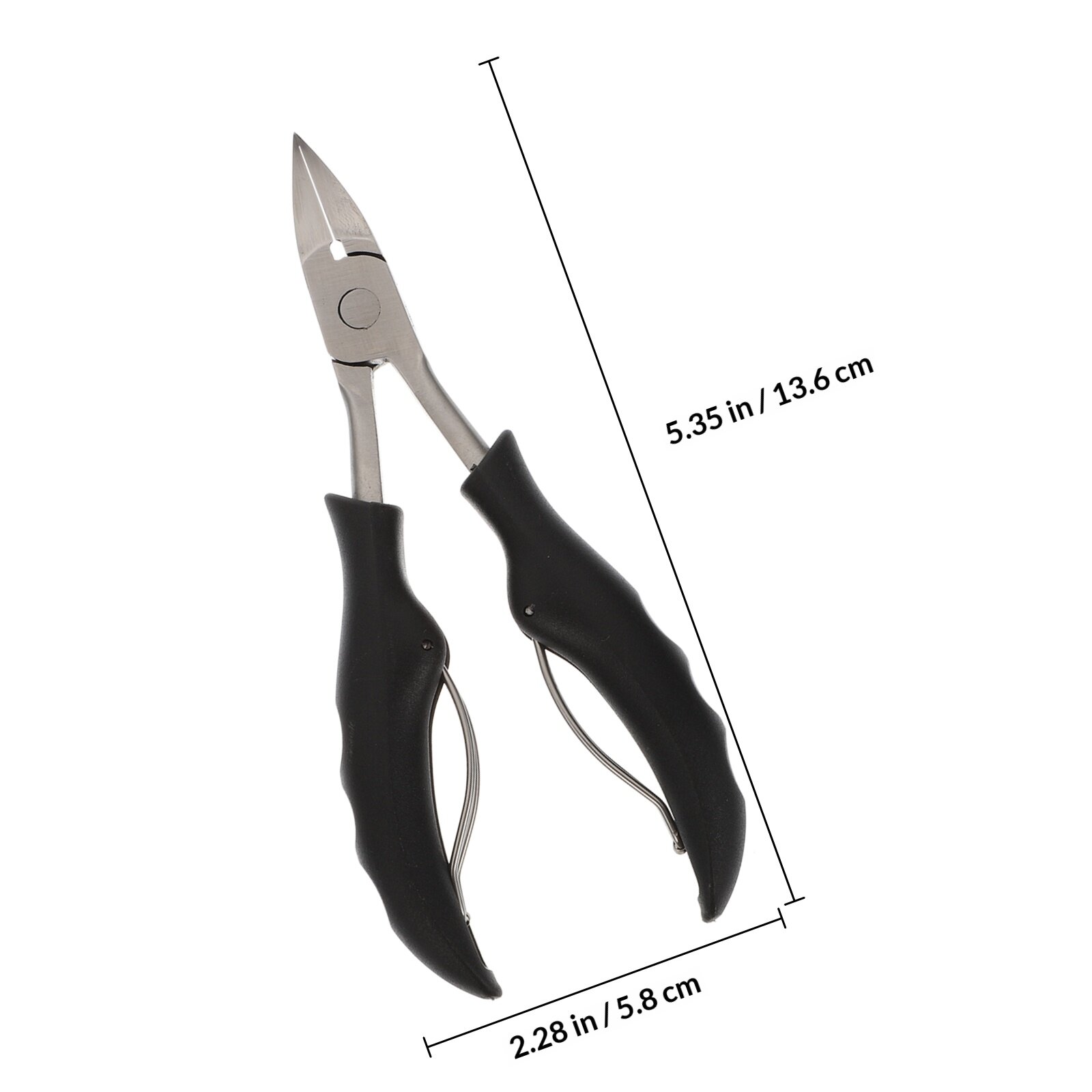 Ногтевые Ножницы Для Удаления Зачернений 1 Шт Черный 13.6X5.8X1.8Cm